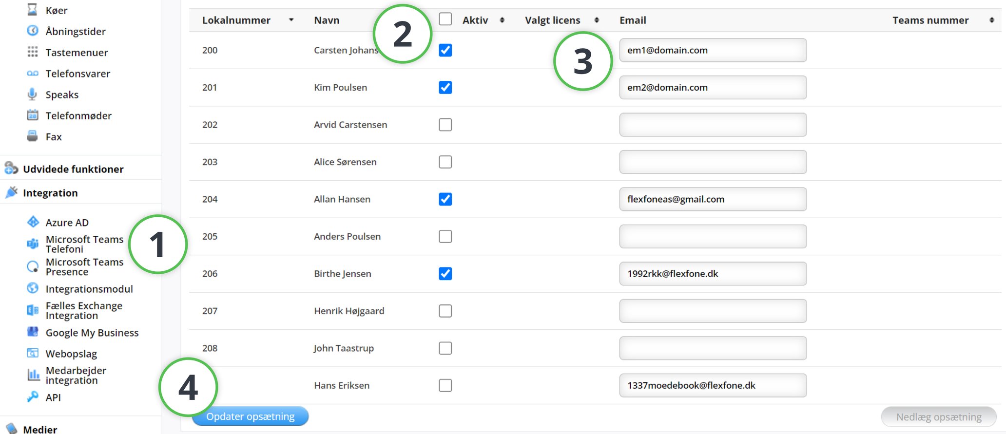 How do I set up telephony in Microsoft Teams (Call2Teams and Call2Teams ...